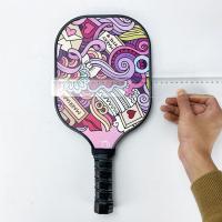 China Rackets Custom Printed Pickleball Paddles Carbon Fiber Head Graphite for sale