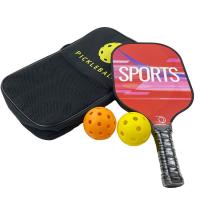 China Hard EVA Pickleball Racket Aramid Honeycomb Core Home Carbon Pickleball Paddle for sale