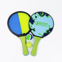 China Plastic Handle Wooden Rackets Beach Customized Polyester Tennis Padel Racket for sale