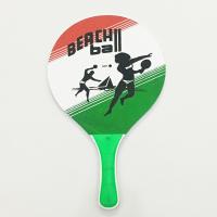 China Eco-Friendly Wood Beach Racket Customize Multilayer Board Beach Tennis Racket for sale