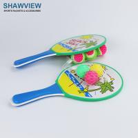 China Plastic Handle Wooden Rackets Beach Customized Polyester Tennis Padel Racket for sale