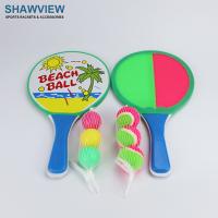 China Plastic Handle Wooden Rackets Beach Customized Polyester Tennis Padel Racket for sale