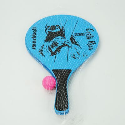 China Plastic Handle Wooden Rackets Beach Customized Polyester Tennis Padel Racket for sale