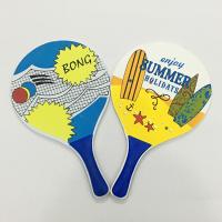 China OEM Cotton Wood Beach Racket EVA Beach Tennis Racket for sale
