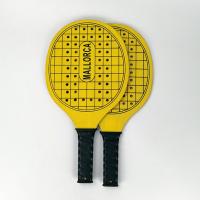 China Outdoor Cotton Wooden Beach Rackets Plywood Wooden Paddle Tennis Racket for sale