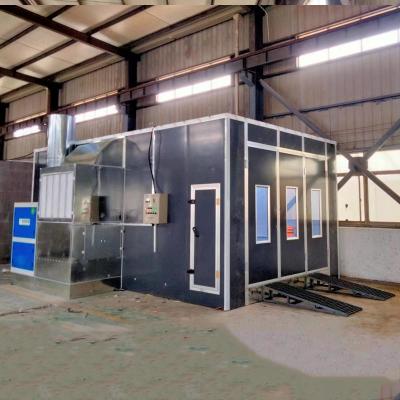 China Series CT-WC Industrial Water Curtain Spray Booth System High-Gloss Finishing Applications for sale
