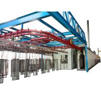 China Personalized Overhead Paint Line Conveyor Powder Coat Paint Line For Lightweight Items for sale
