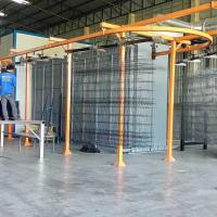 China Personalized Overhead Paint Line Conveyor Powder Coat Paint Line For Lightweight Items for sale