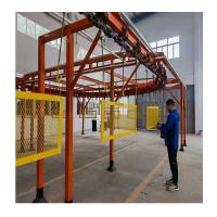 China 220V Overhead Conveyor Electrostatic Painting Line Fine Line Powder Coating For Small Delicate Items for sale