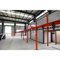 China Precise Overhead Conveyor Vertical Powder Coating Line Industrial Paint Line For Heavy Oversized Products for sale