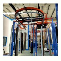 China Precise Overhead Conveyor Vertical Powder Coating Line Industrial Paint Line For Heavy Oversized Products for sale