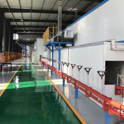 China Turnkey Automatic Powder Coating Line with Pre-treatment & Big Cyclone System for sale