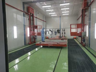 China Hydraulic Spring Paint Booth Man Lift | Premium Spray Line Lifts for sale