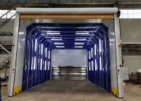 China PLC Touch Screen Control CoatTech Retractable Spray Booth for Large Workpiece Painting for sale