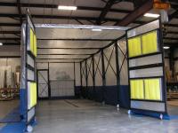 China CoatTech Retractable Spray Booth For Industrial Efficiency , Retractable Paint Booth for sale