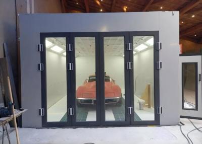 China 304 Stainless Steel Water Curtain Spray Booth with High-Efficiency Wet Filtration for Wood & Furniture for sale