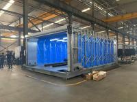 China Mobile Retractable Telescopic Spray Booths Car Painting Room with Electric Heatingg Paint for sale