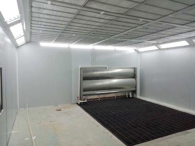 China Stainless Steel Water Curtain Spray Booth Advanced Overspray Containment For The Furniture And Woodworking Industries for sale