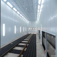 China Electric Rolling Style Big Size Spray Booth Customizable Auto Spray Booth for sale