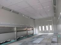 China Diesel gas steam electric Spray Paint Booth Ground and Roof Filters Painting Cabinet for sale