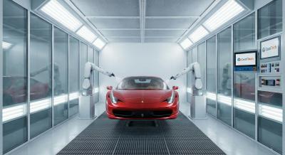 China High-Performance Automated Robotic Paint Finishing System & Down-Draft Spray Booth for Automotive OEMs and Body Shops for sale