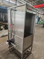 China Laboratory Floor-Standing Water Curtain Spray Booth Small Parts Finishing for sale
