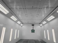 China Precision Series Car Spray Booth with Integrated Robotic IR Curing System for sale