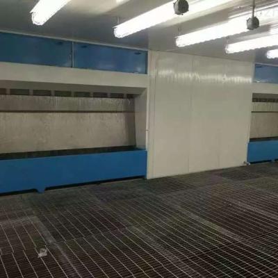 China Efficient Water Circulation Water Curtain Cabinet Paint Mist Purification Water Curtain Cabinet Spray Desk for sale