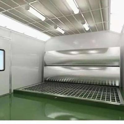 China Dust Free Water Curtain Spray Booth Baking Room for Industrial Furniture for sale