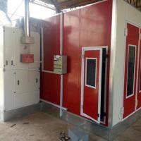 China 380V Industrial Automotive Paint Booth Mobile Auto Paint Booth With LED Lights for sale