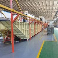 China Complete Turnkey Automated Overhead Conveyor Powder Coating Line with Tunnel Oven & Cyclone Recovery for sale