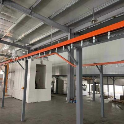 China Coat Diverse Powder Coating Conveyor Systems Automated Paint Line Versatile Overhead Conveyor Coating Line for sale