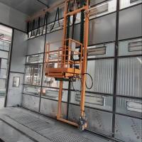 China Telescopic Wall-Mounted Man Lift with 4.5m Reach for Commercial Vehicle Painting for sale