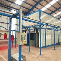 China 2026 Overhead Conveyor Paint Line Automated Powder Coating Line For Lightweight Items for sale