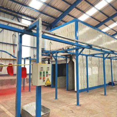 China 2026 Overhead Conveyor Paint Line Automated Powder Coating Line For Lightweight Items for sale
