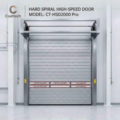China Industrial High-Speed Spiral Doors for Efficient Facility Access Paint Booth|Coattech for sale