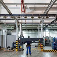 China Custom Heavy-Duty Overhead Conveyor Coating Line for Vehicle Chassis for sale