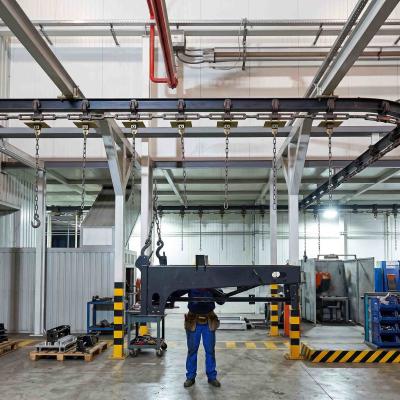 China Custom Heavy-Duty Overhead Conveyor Coating Line for Vehicle Chassis for sale