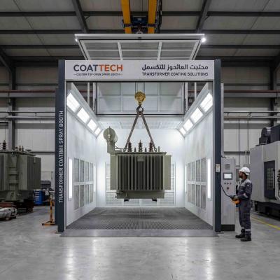 China Custom Top-Open Spray Paint Booth for Transformers | CoatTech for sale