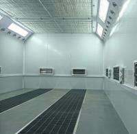 China Premium Downdraft Spray Paint Booth with Integrated Infrared Curing System for sale
