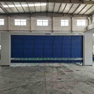 China Space-Saving Retractable Spray Booth for Compact Factory Layouts for sale