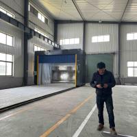 China Extended-Length Industrial Coating Enclosure with High-Volume Exhaust for sale