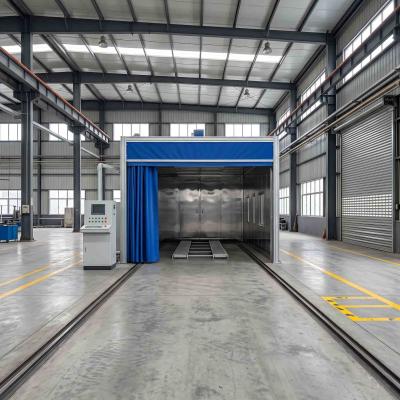China Automated Retractable Painting Room for Operator Safety and Efficiency for sale