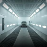 China Automotive Spray Booth with Sliding Doors | Space-Saving Paint Cabin for sale