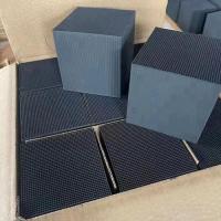 China Honeycomb Activated Carbon Blocks | Low-Resistance VOC Exhaust Filtration for sale