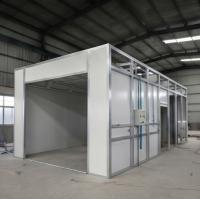 China Modular Spray Booth Framework | Pre-Fabricated Paint Cabin Enclosure for sale