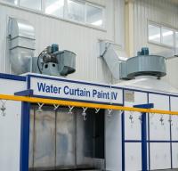China Advanced Water Curtain Paint IV Booth Automated Liquid Coating Line for sale