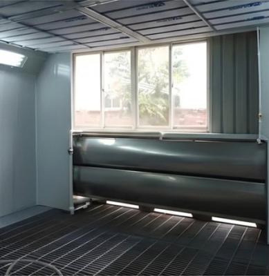 China Integrated Water Curtain Spray Booth, Dust-Free Flash-Off Zone & Smart Curing Chamber for sale
