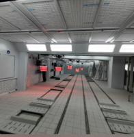 China Smart Multi-Bay Prep Station Automotive Rail Curing Line for sale