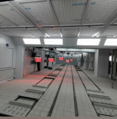 China Smart Multi-Bay Prep Station Automotive Rail Curing Line for sale